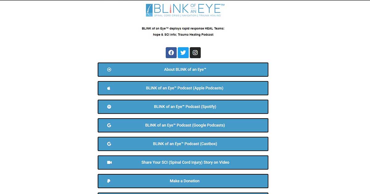 links - Blink of an Eye Nonprofit